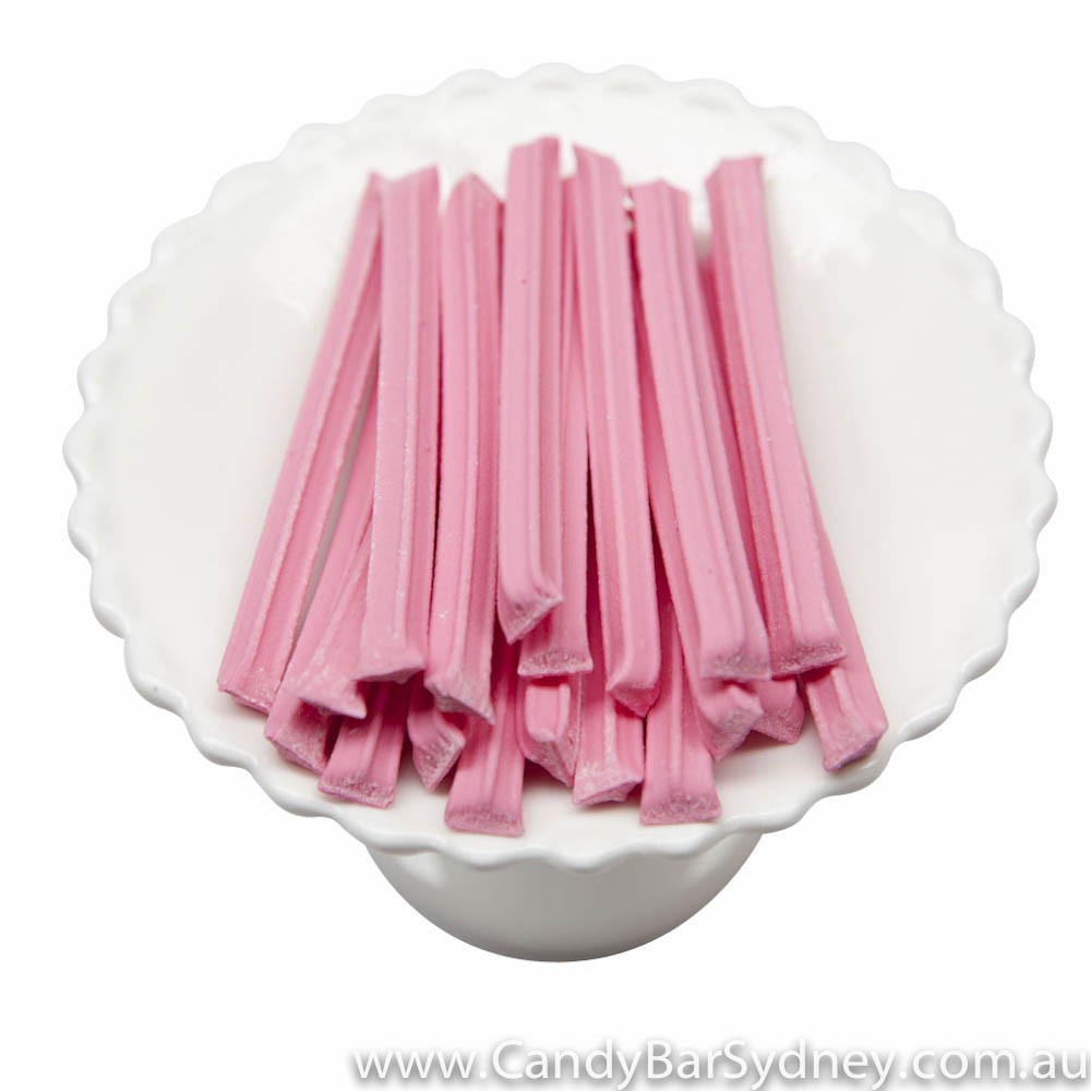 Pink Musk Sticks Bulk Box 1.6kg - Kanga - Candy Bar Sydney