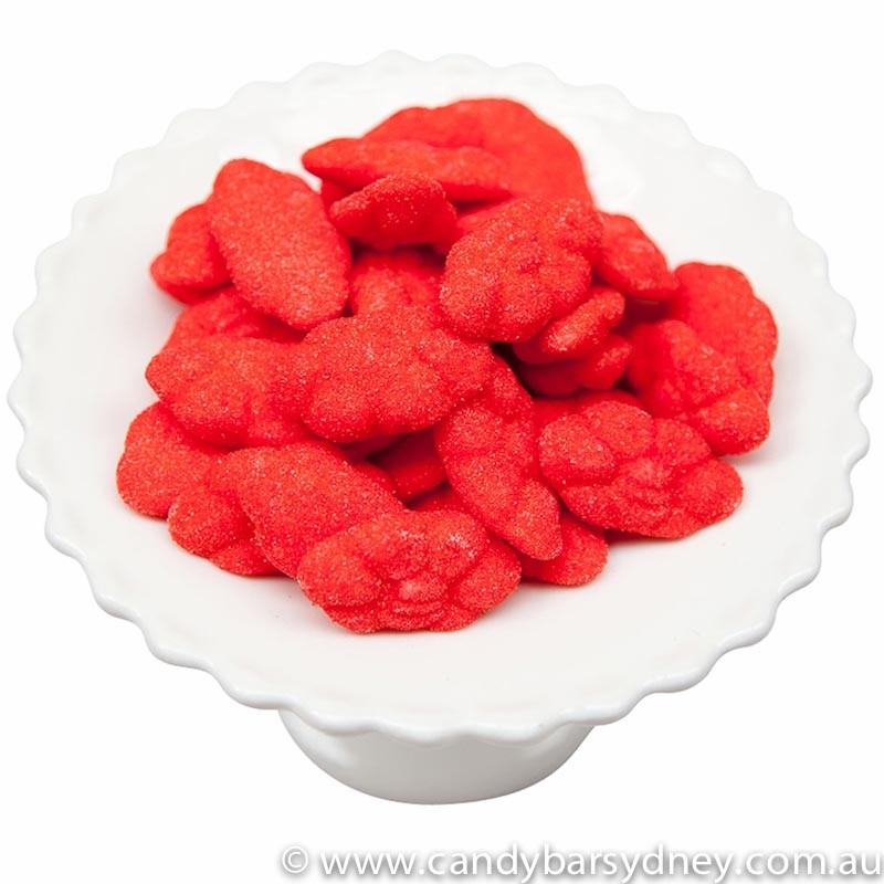 Red Strawberry Radical Storms 1.4kg Tub - Candy Bar Sydney