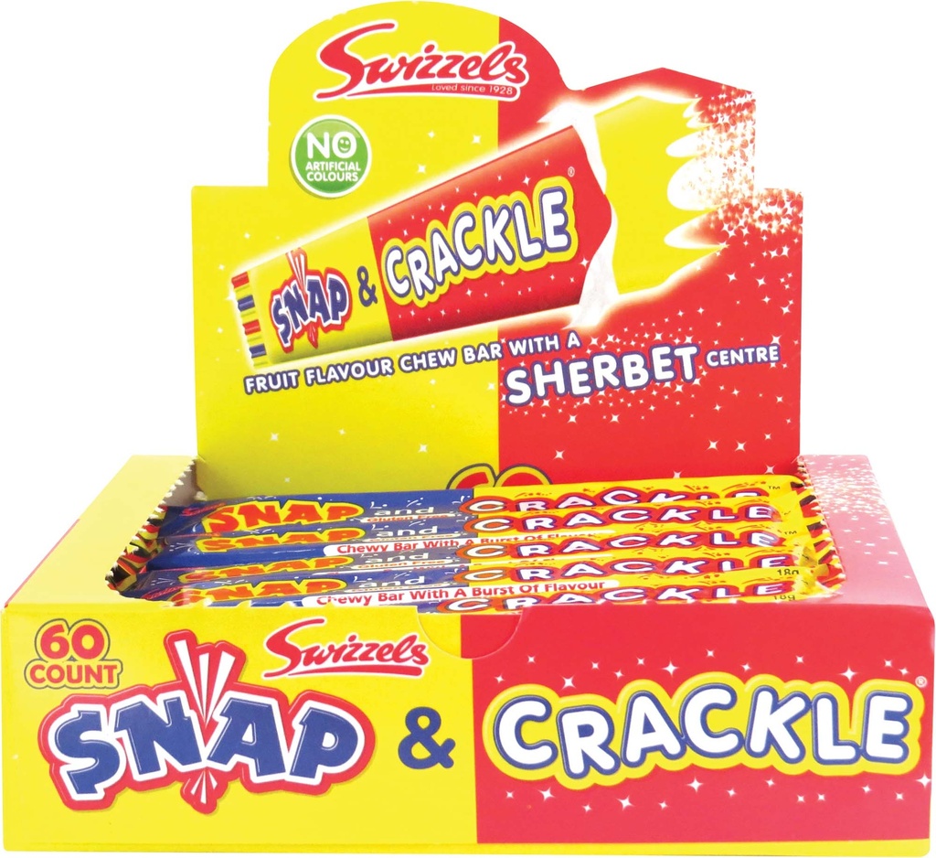 Swizzels Matlow Snap Crackles 18g - Candy Bar Sydney