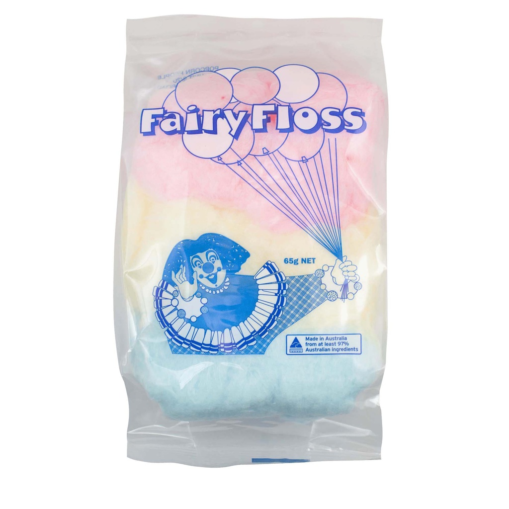Rainbow Fairy Floss 65g - Candy Bar Sydney