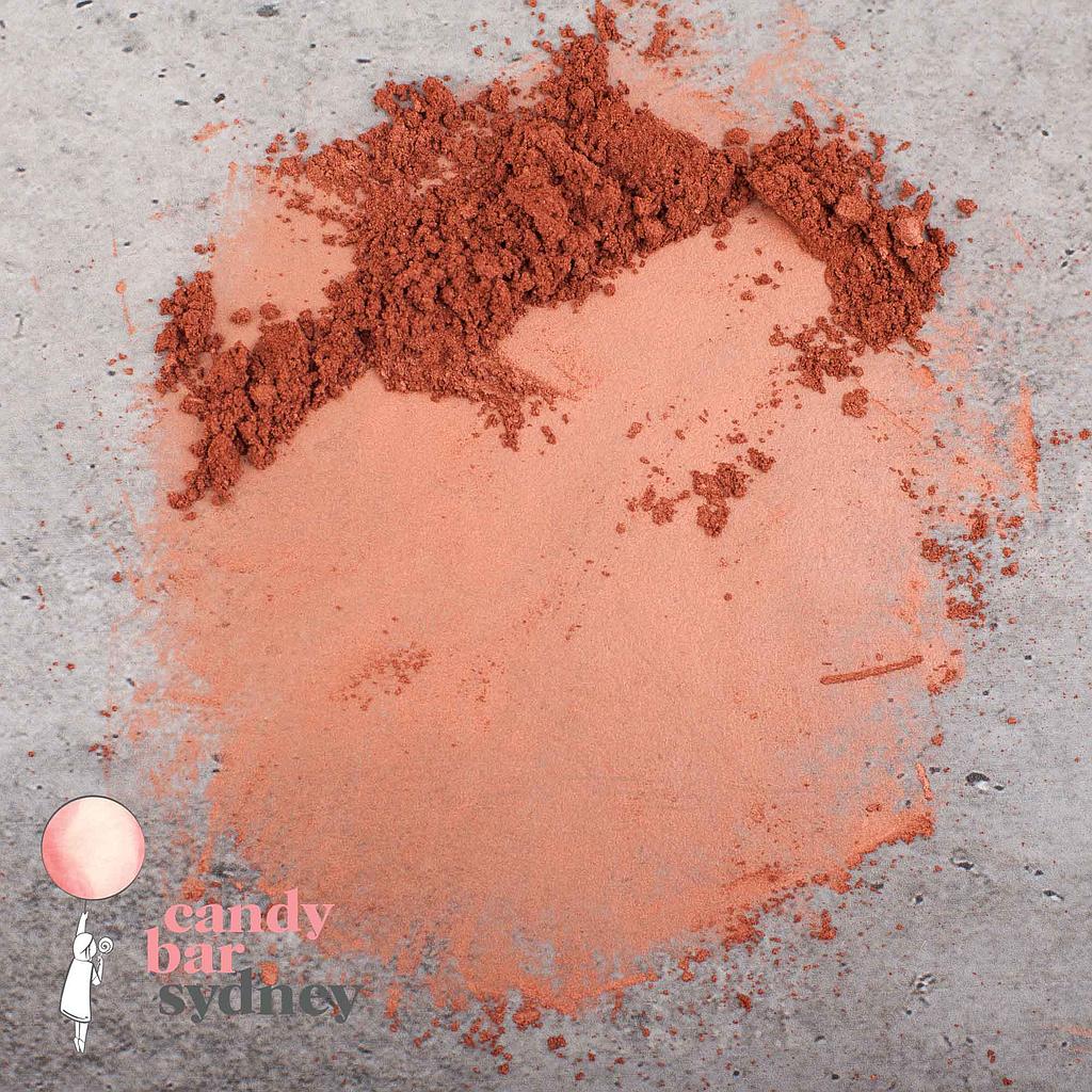 Edible Metallic Bronze Pearl Dust - Candy Bar Sydney