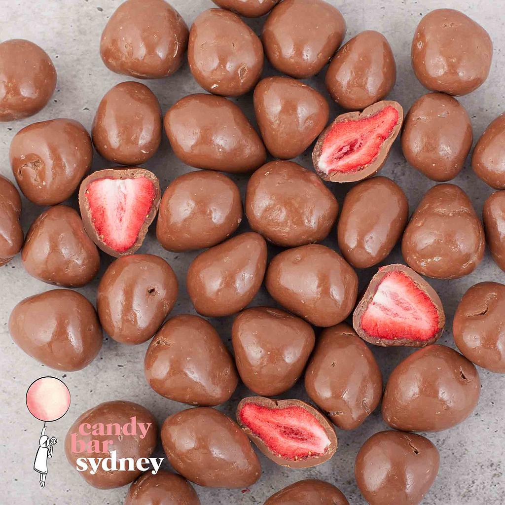 Belgian Milk Chocolate Strawberries - Candy Bar Sydney