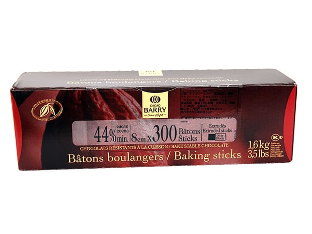 Cacao Barry 44% Dark Chocolate Batons 300 Pieces - Candy Bar Sydney