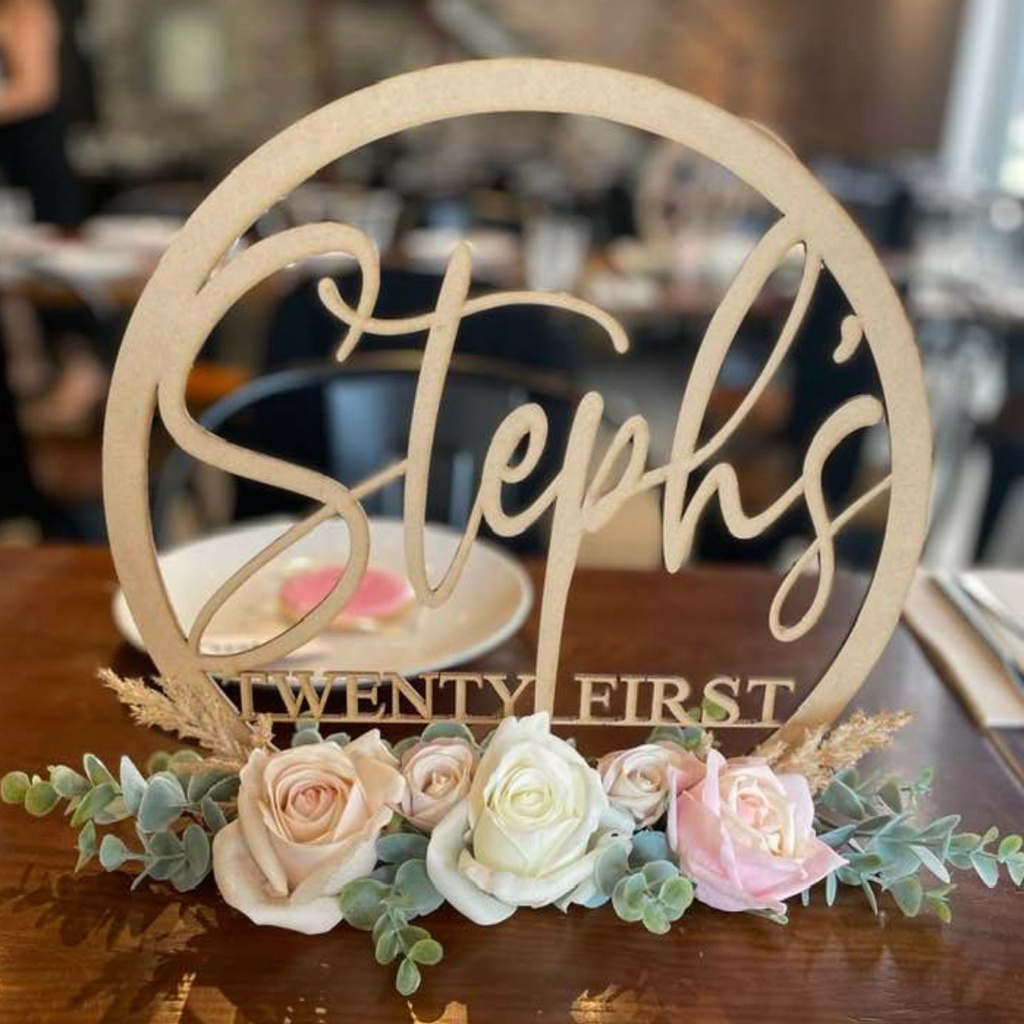 Mini Number Themed Foil Balloon Table Topper Centrepiece - Candy Bar Sydney